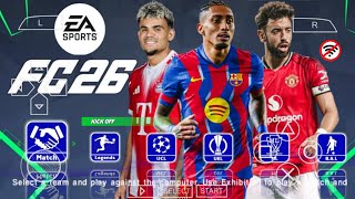 Ea Fc 26 Ppsspp Android Fifa 26 Psp Mod With Ps5 Camera Latest ...