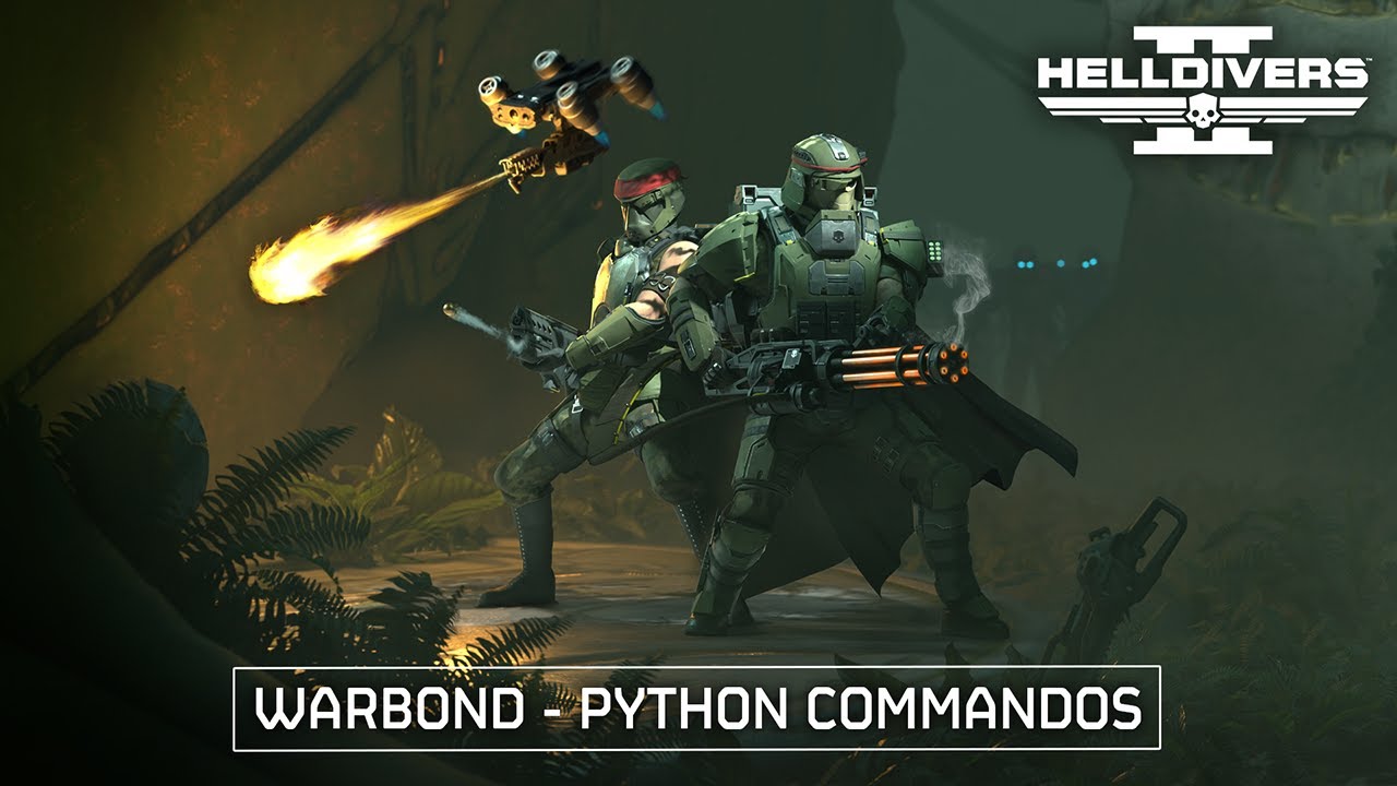 Helldivers 2 Python Commandos Warbond Trailer Videoblogs