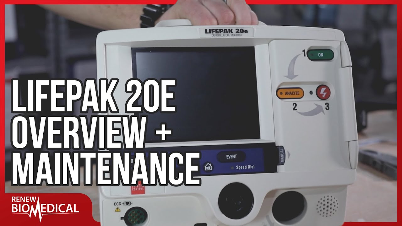 Lifepak 20e Overview Basic Operation And User Testing Youtube