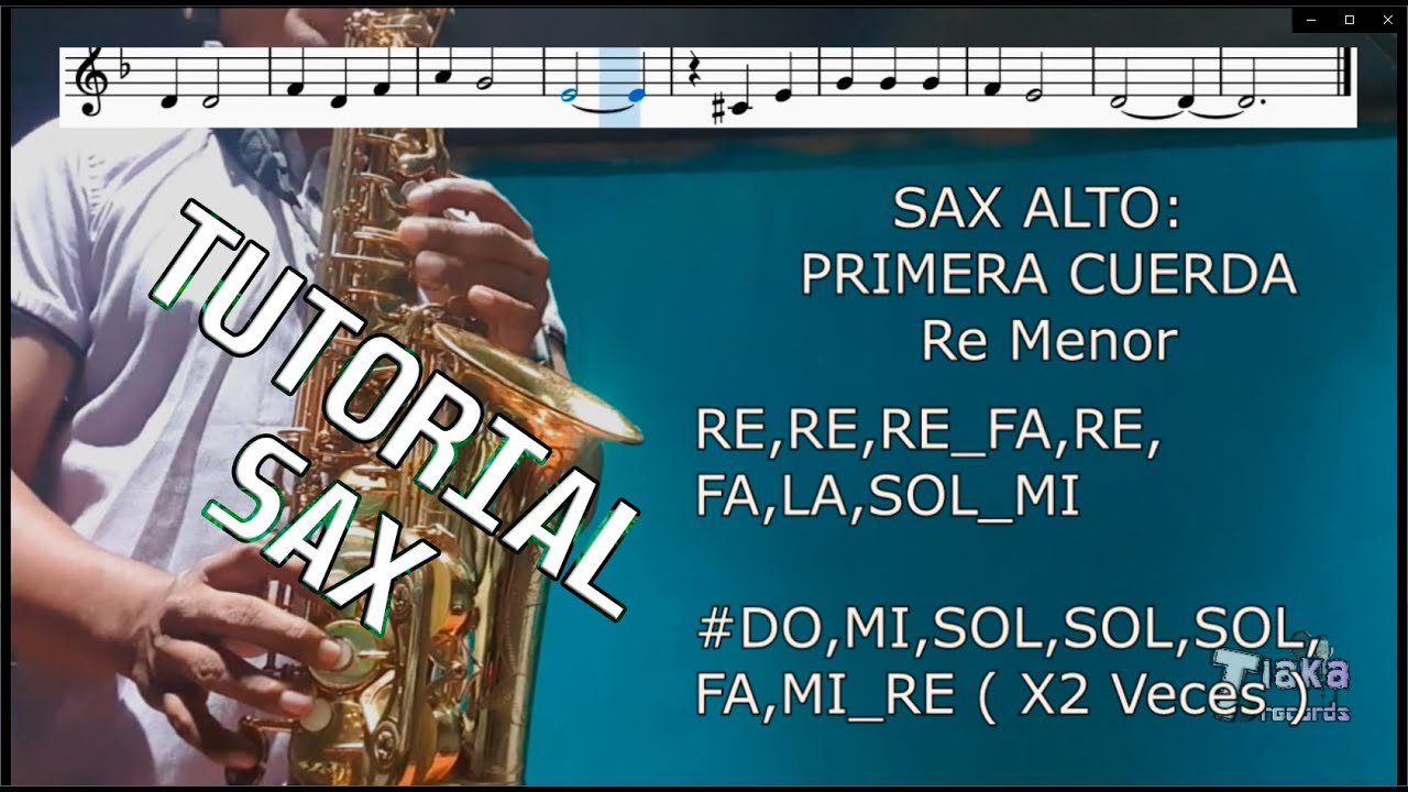 Burro Loco Sax Principiante Tutorial El Compa Sebas Jazy Hernandez