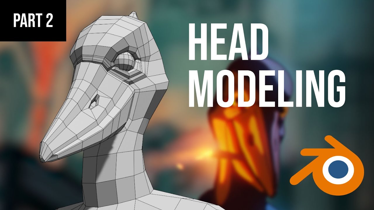 3d Character Head Modeling Tutorial In Blender Kinda Part 2 Youtube