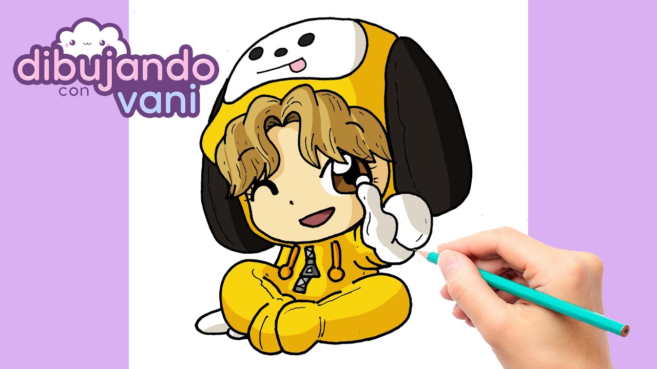 Como Dibujar A Jimin De Bts Paso A Paso Dibujos De Bts Dibujos