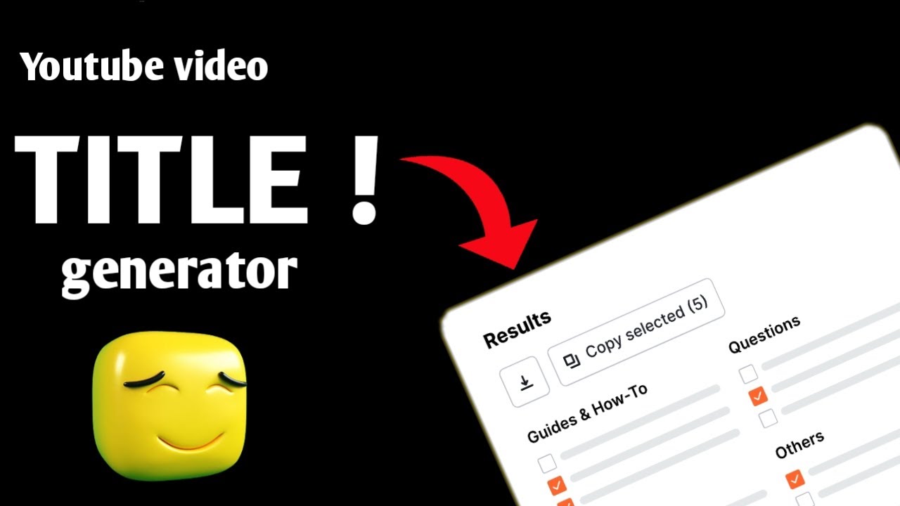 The Ultimate Guide To Using A Youtube Video Title Generator Youtube