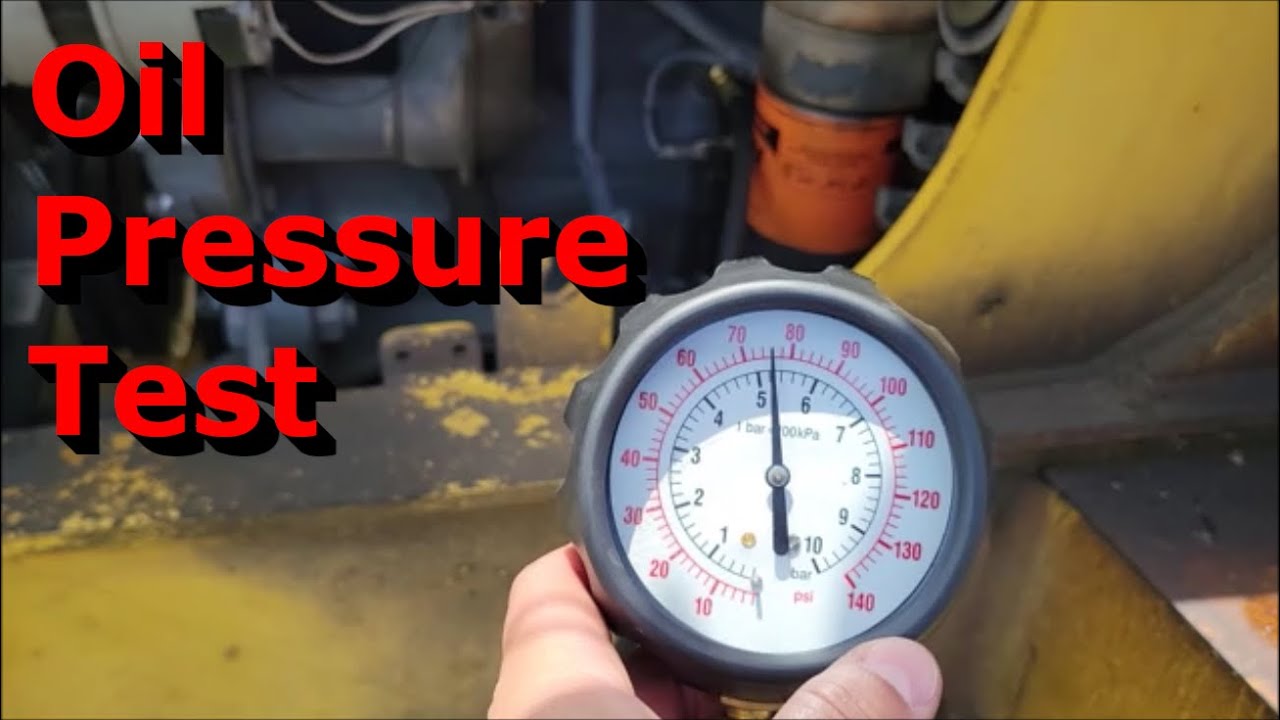 Oil Pressure Test How To Check Engine Oil Pressure Diesel Or Gas