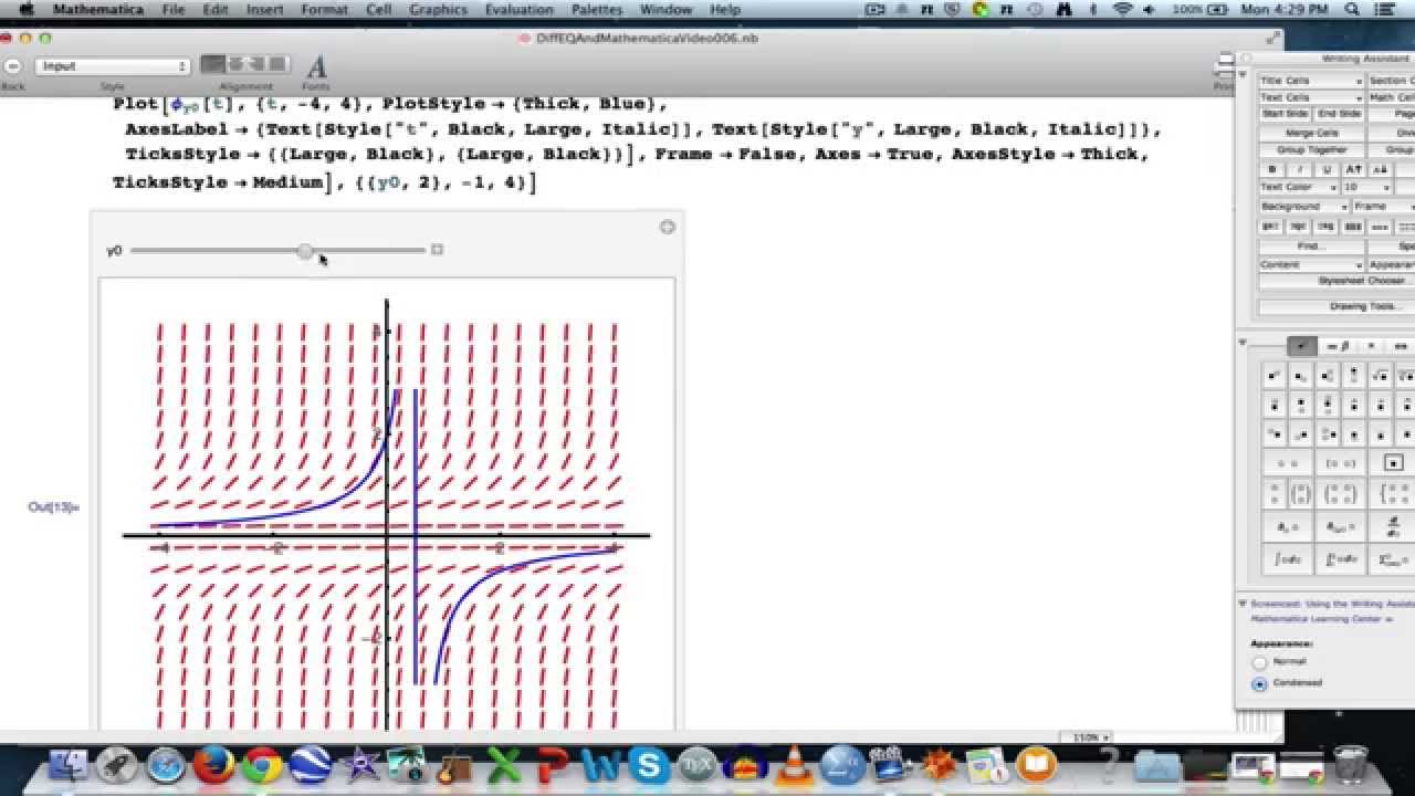 Using Mathematica For Odes Part 6 Using Dsolvevalue Manipulate