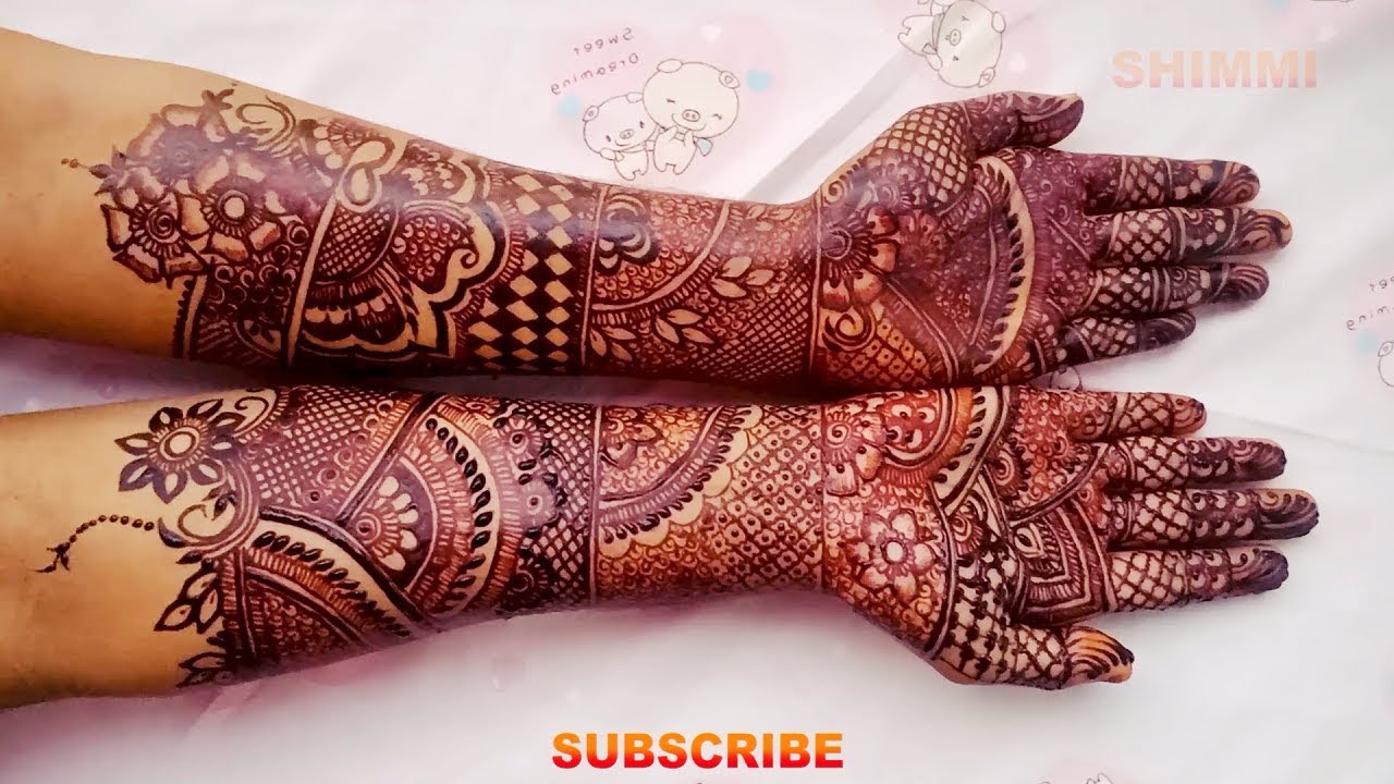 Top 999 Bridal Mehndi Design Images Full Hand Amazing Collection