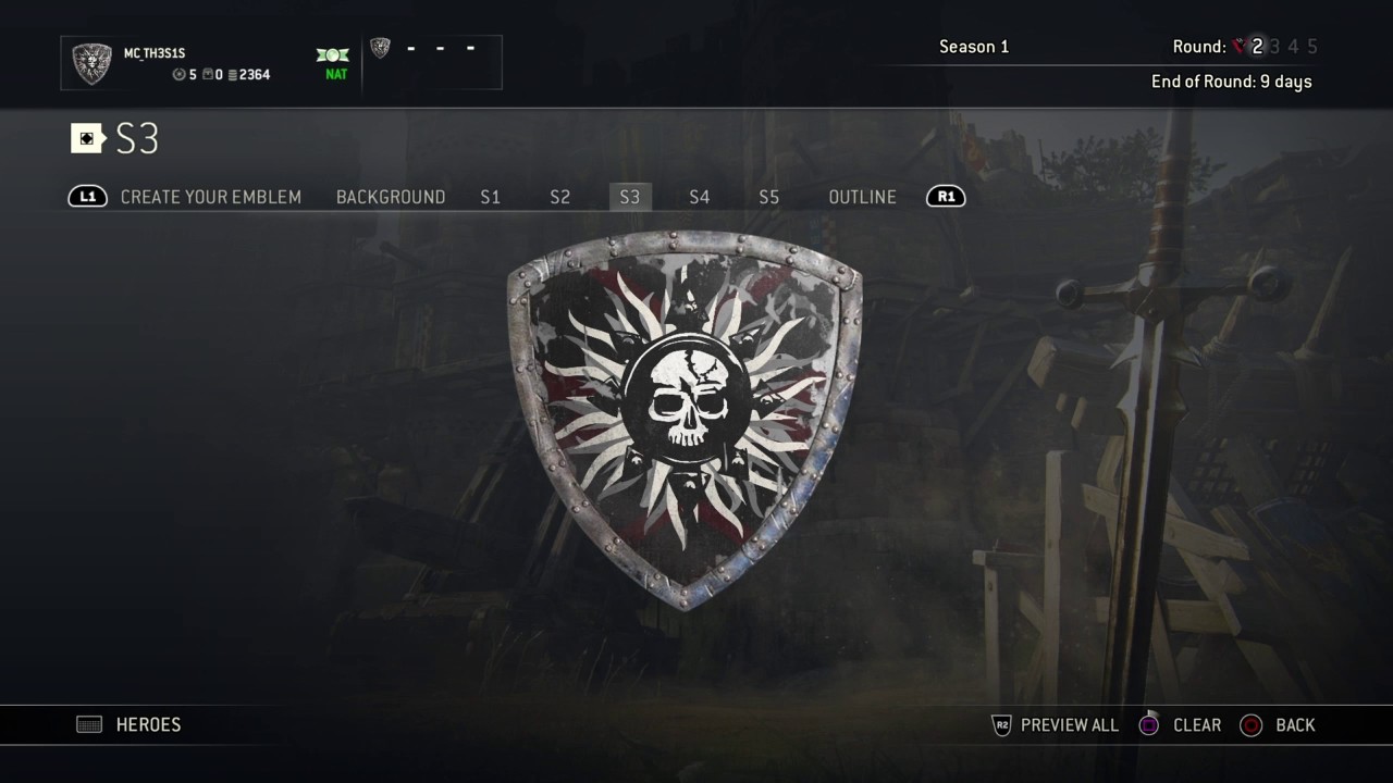 For Honor Skull Emblem Tutorial Youtube