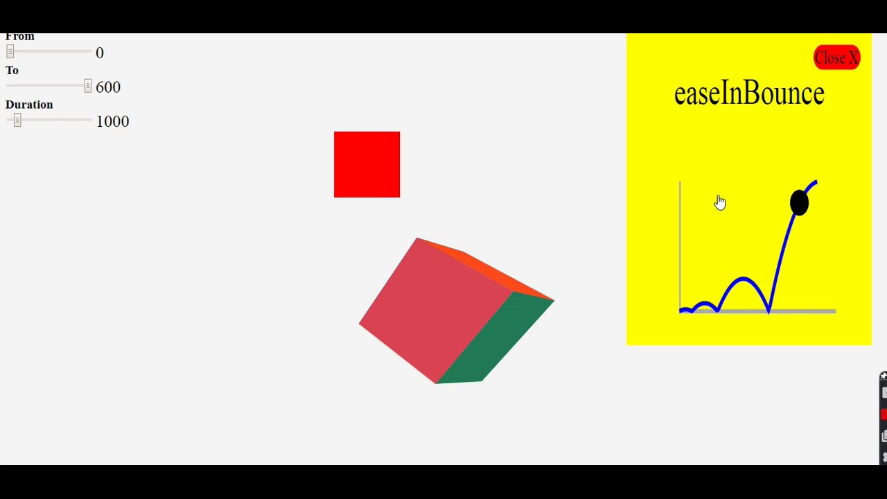 Javascript Animations Demo 1 Youtube