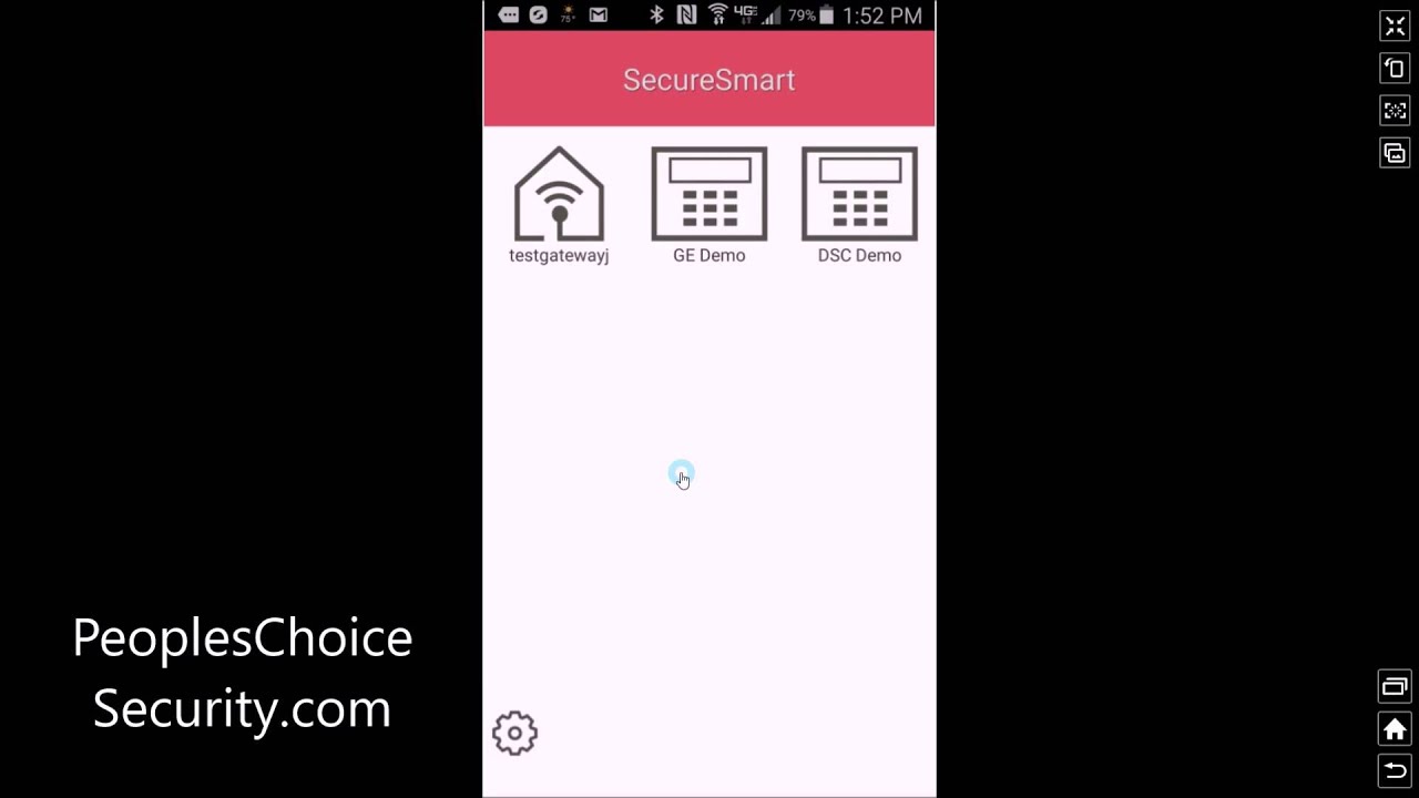 Setting Up The Securesmart App For Androind Ios Youtube