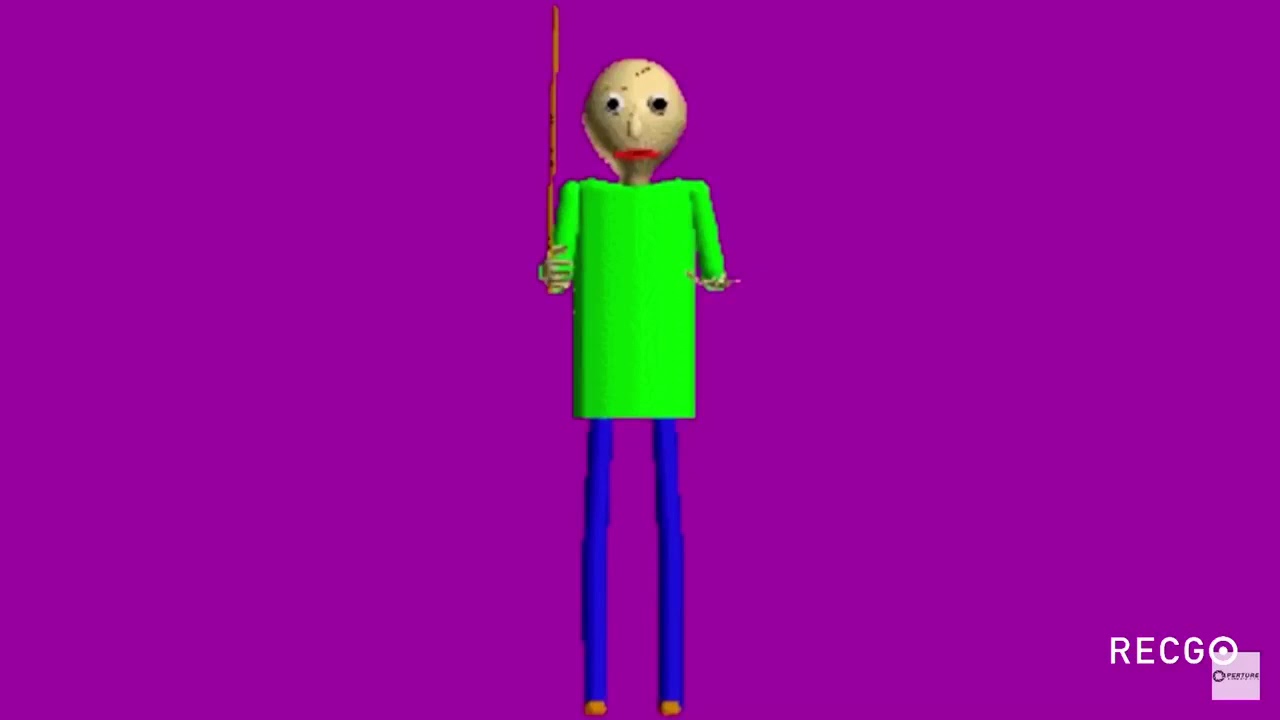 Baldi Ruler Slapping Animation Youtube