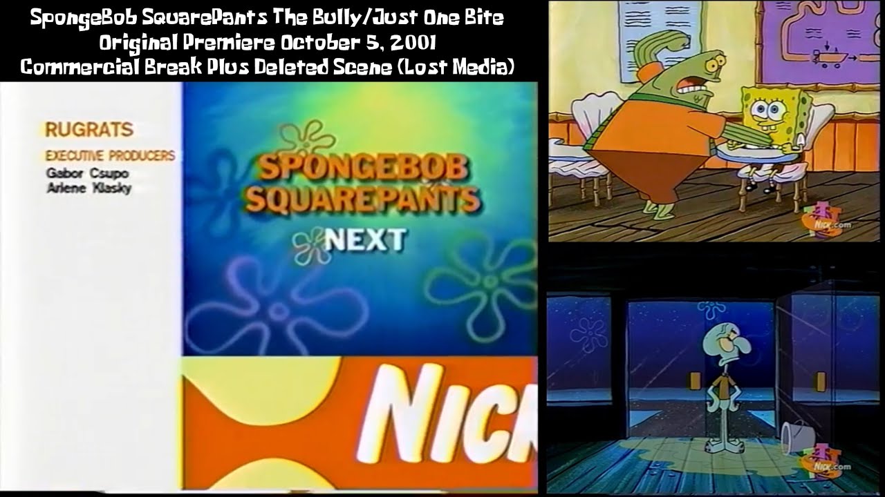 Spongebob Squarepants The Bully Just One Bite Original Premiere Plus