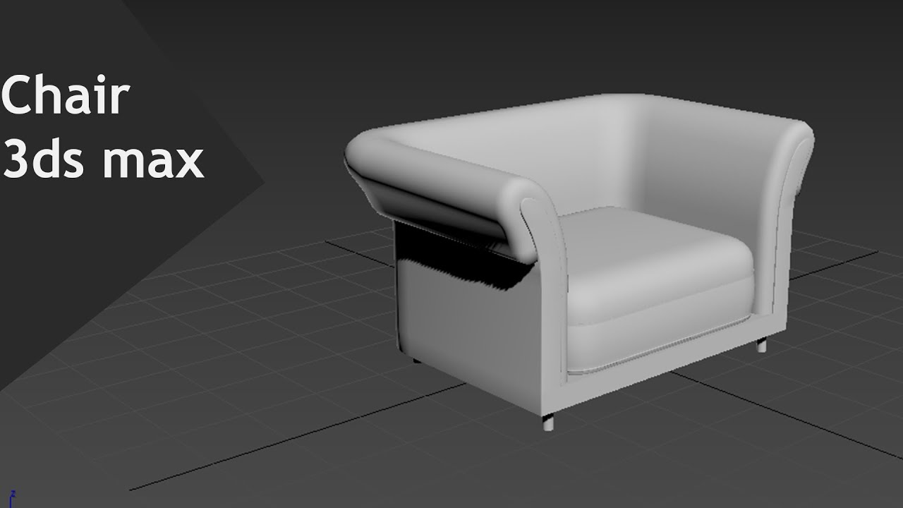 Modeling Chair 3ds Max Tutorial Final Part Youtube