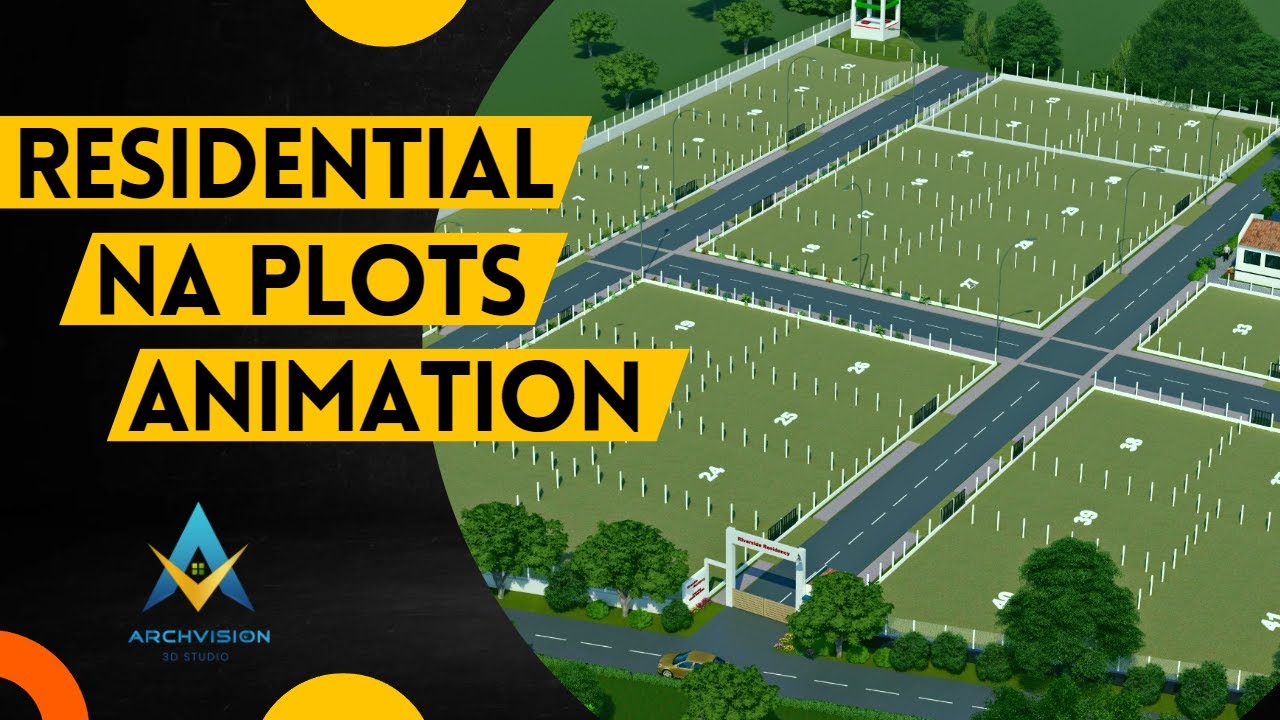 Residential Plots 3d Walkthrough Animation Na Plots Development