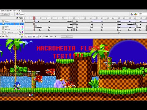 Sprite Animation Test Macromedia Flash 8 Youtube