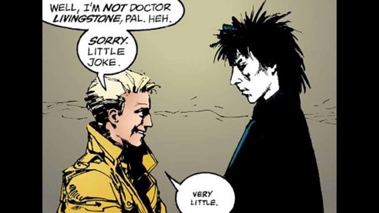 Constantine Meets Dream The Sandman Comic Dub Youtube