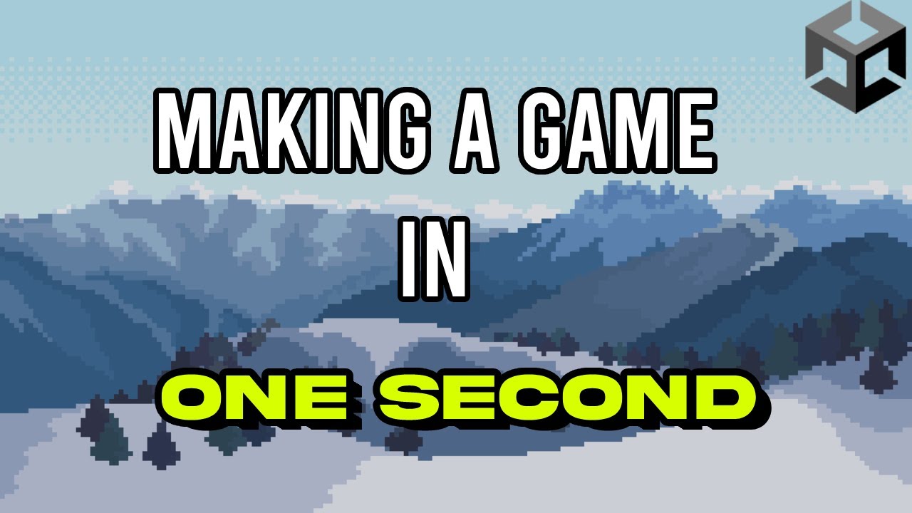Making A Game In 1 Second Youtube