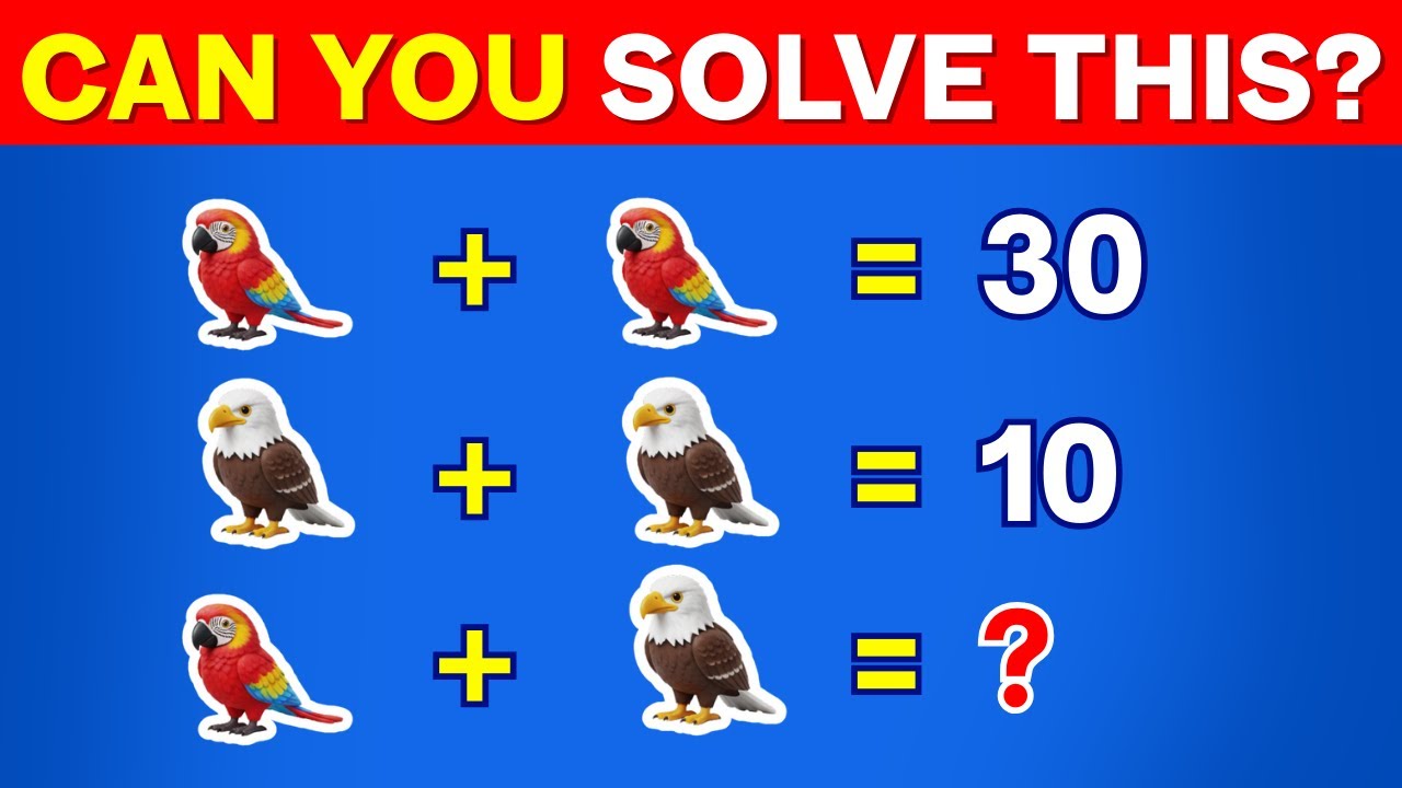 Can You Solve These Viral Emoji Math Puzzles ёядпёяш From Easy To