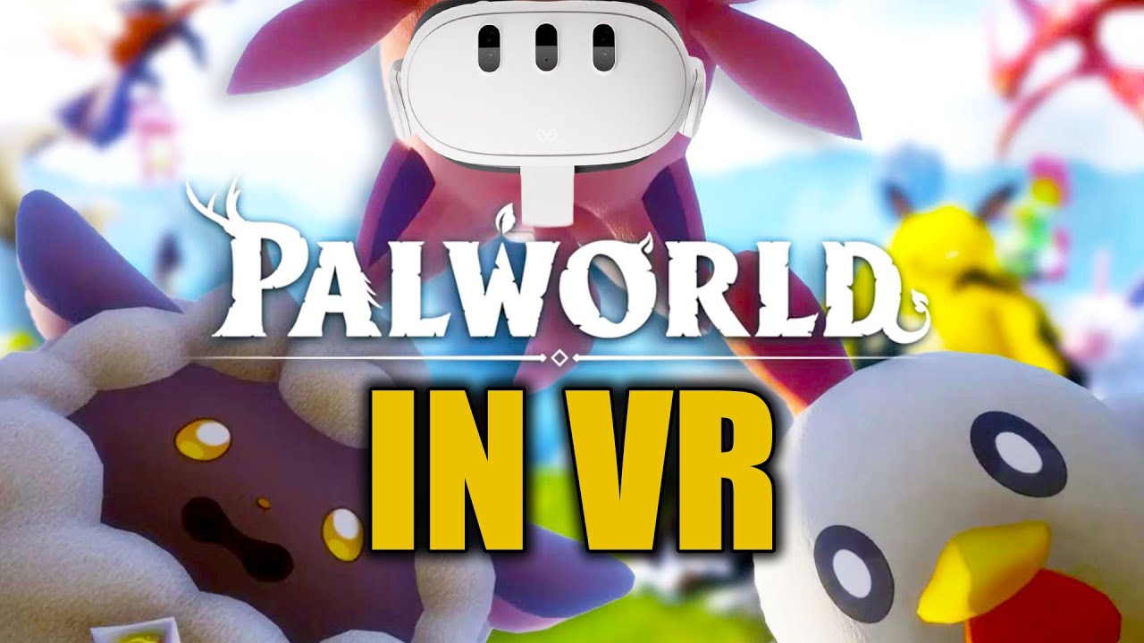 Palworld In Vr Is Amazing Uevr Mod Youtube