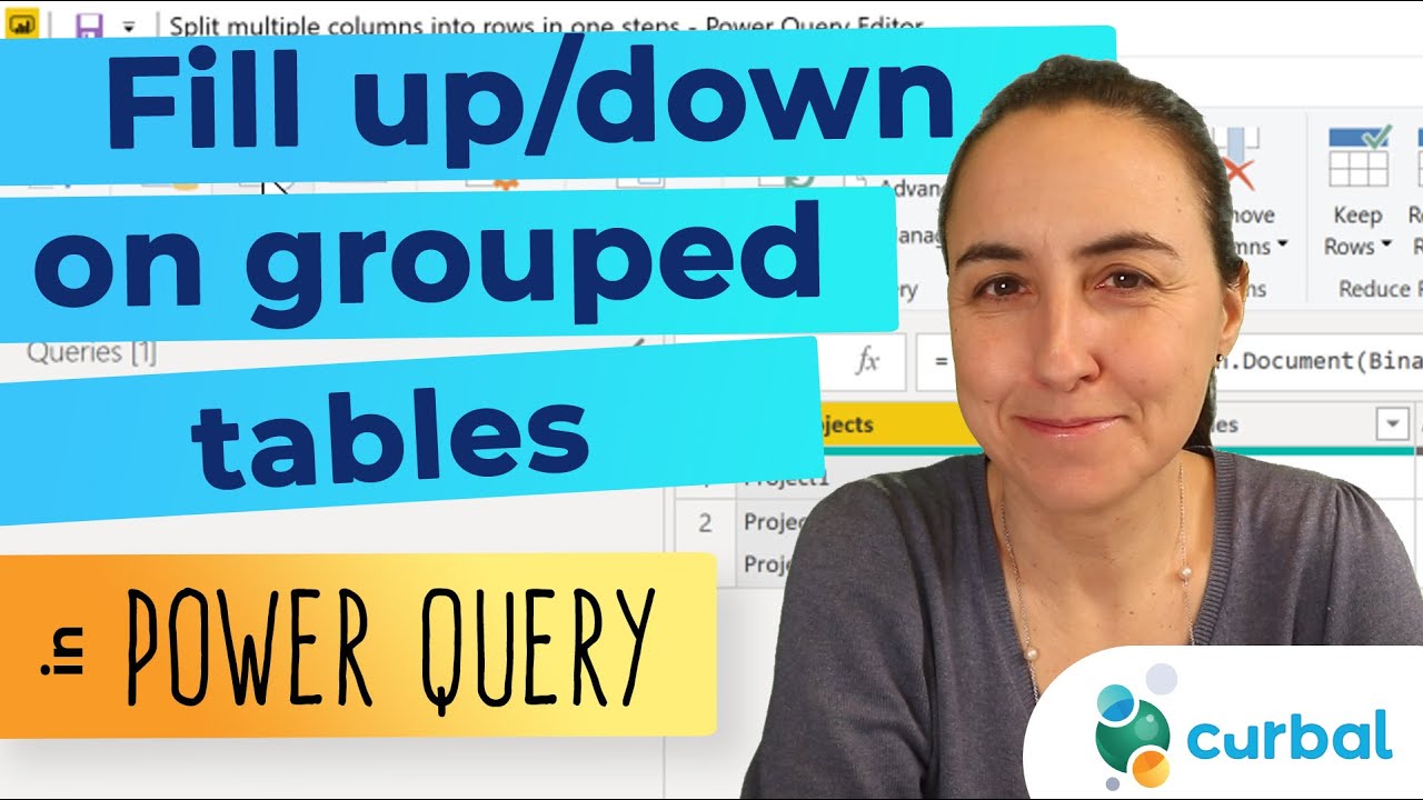 Fill Up Down With Conditions In Power Query Youtube
