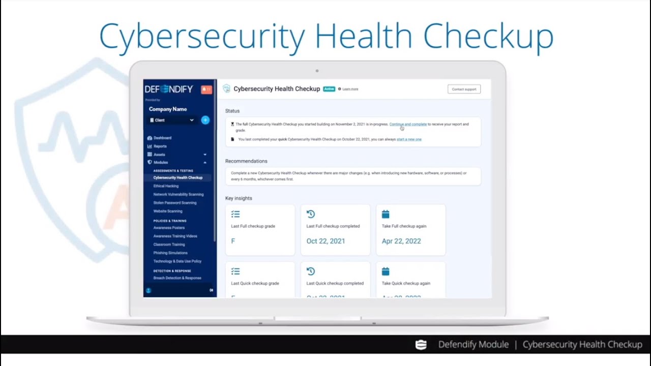 Cybersecurity Assessments Defendify Youtube