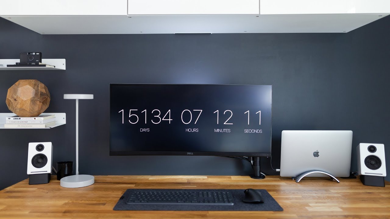 Work From Home Office Workspace Desk Setup Tour 2020 Youtube