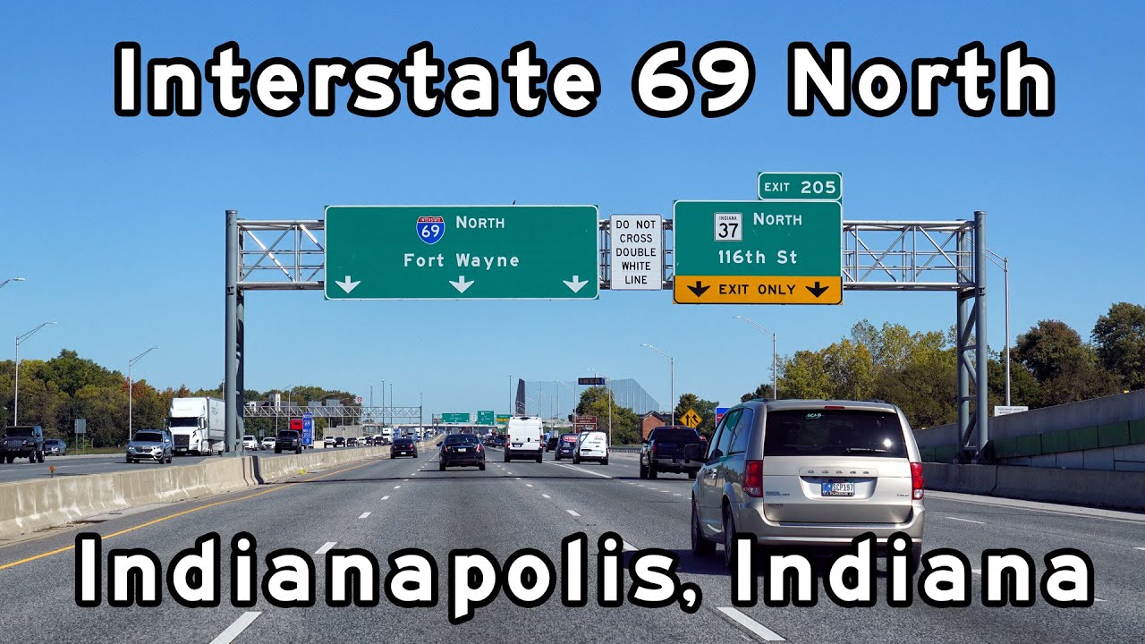 Interstate 69 North Indianapolis Indiana Youtube