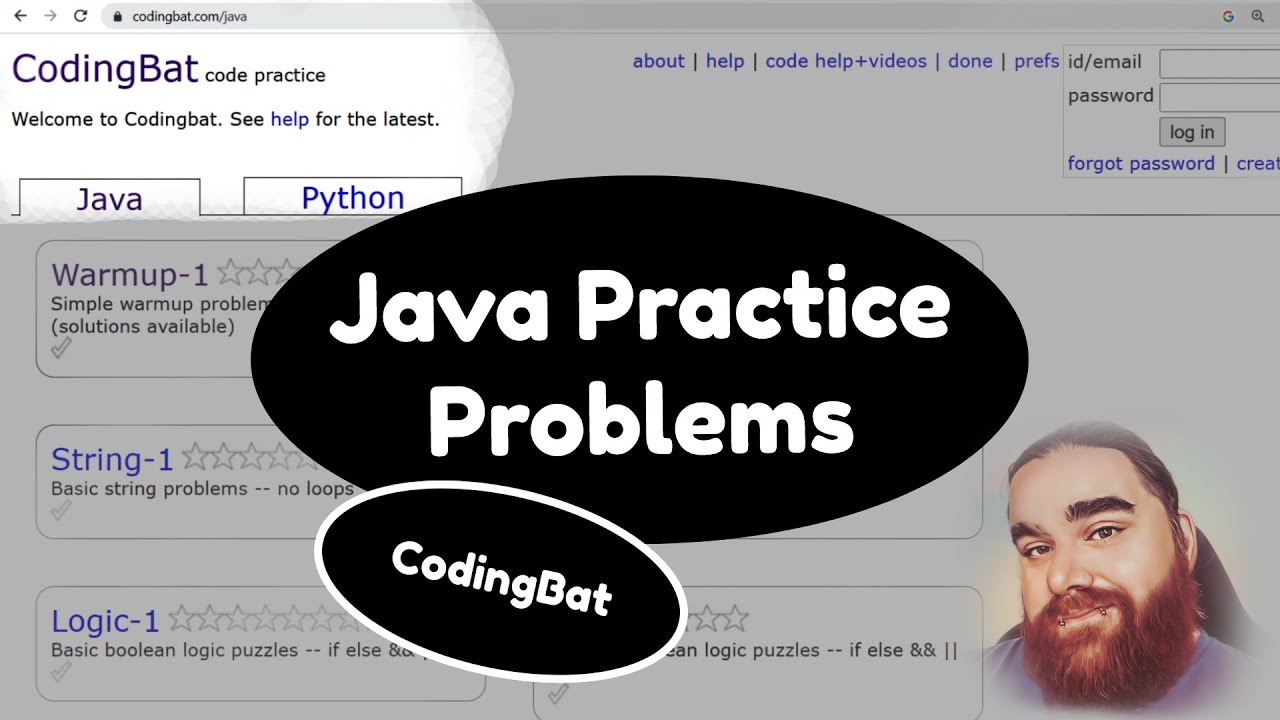 Java Beginner Course Practice Problems With Codingbat Youtube