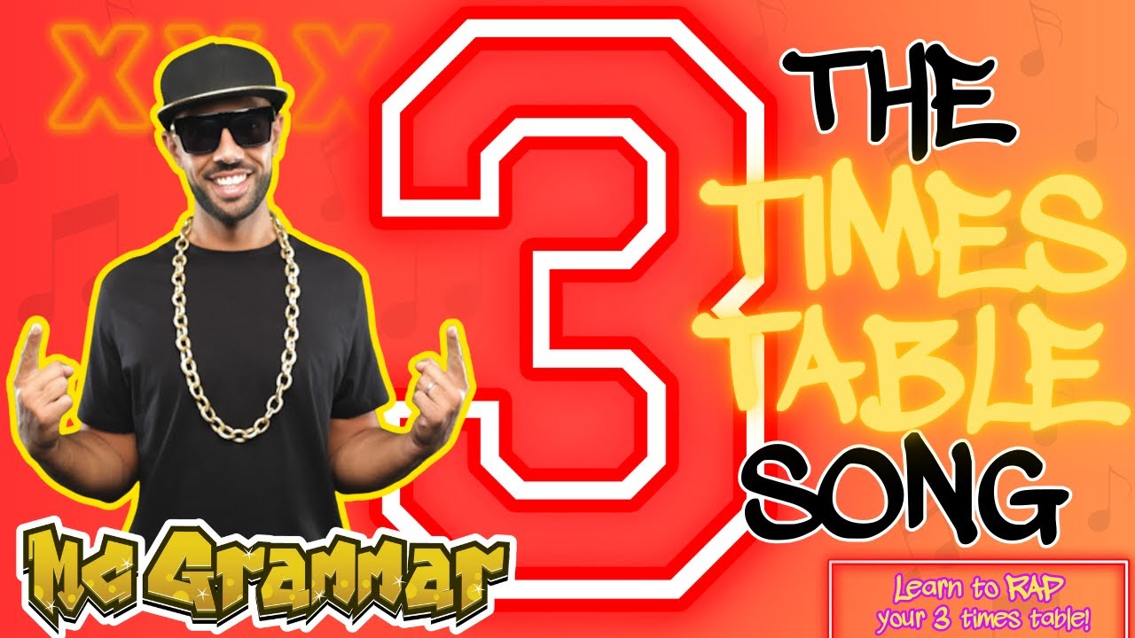 Learn Your Three Times Table In Rap Mc Grammar рџћ Educational Rap