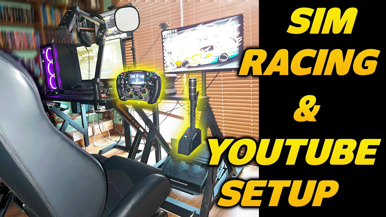 My Sim Racing Youtube Setup Tour 2025 Youtube
