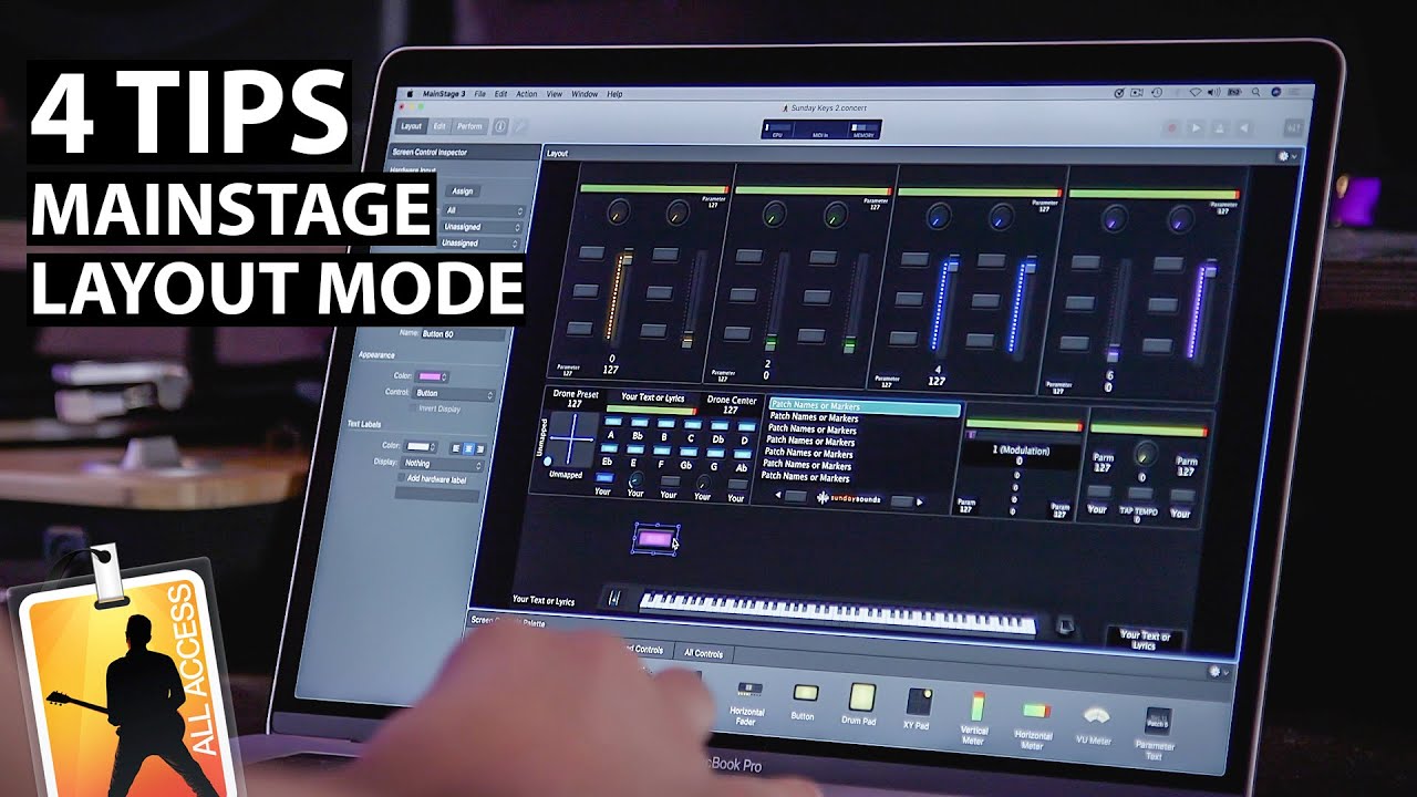 Mainstage Tutorial 4 Tips For Working In Layout Mode Youtube