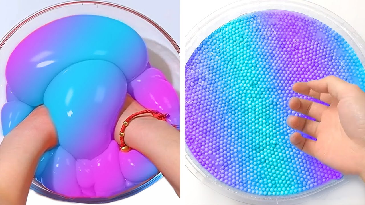 8 Hours Of Oddly Satisfying Slime Asmr Relaxing When Stressed Or