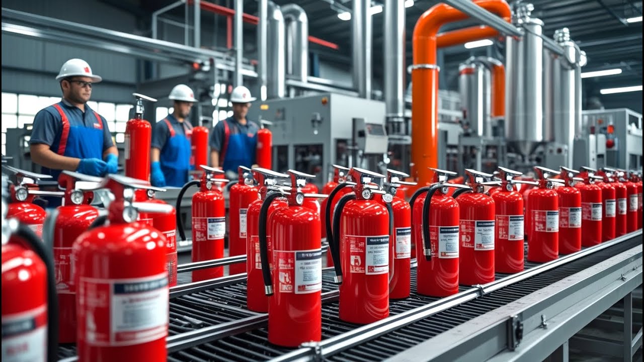 How It S Made Fire Extinguisherрџ ґрџљ Fire Extinguisher Factory Process