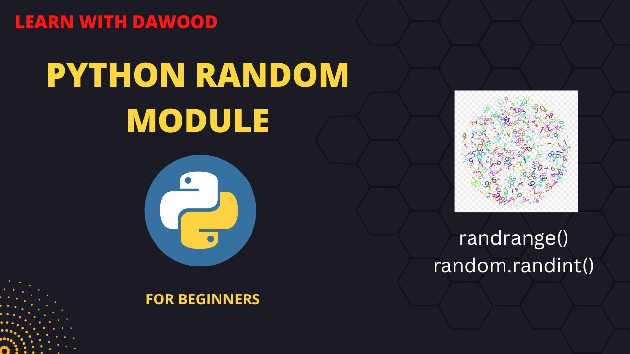 Python Random Module For Beginners Learn With Dawood Youtube