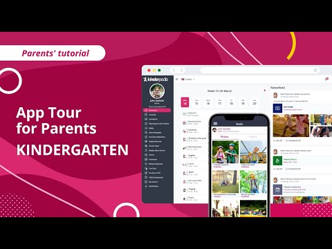 Kinderpedia Tutorial App Tour For Parents Kindergarten Nursery