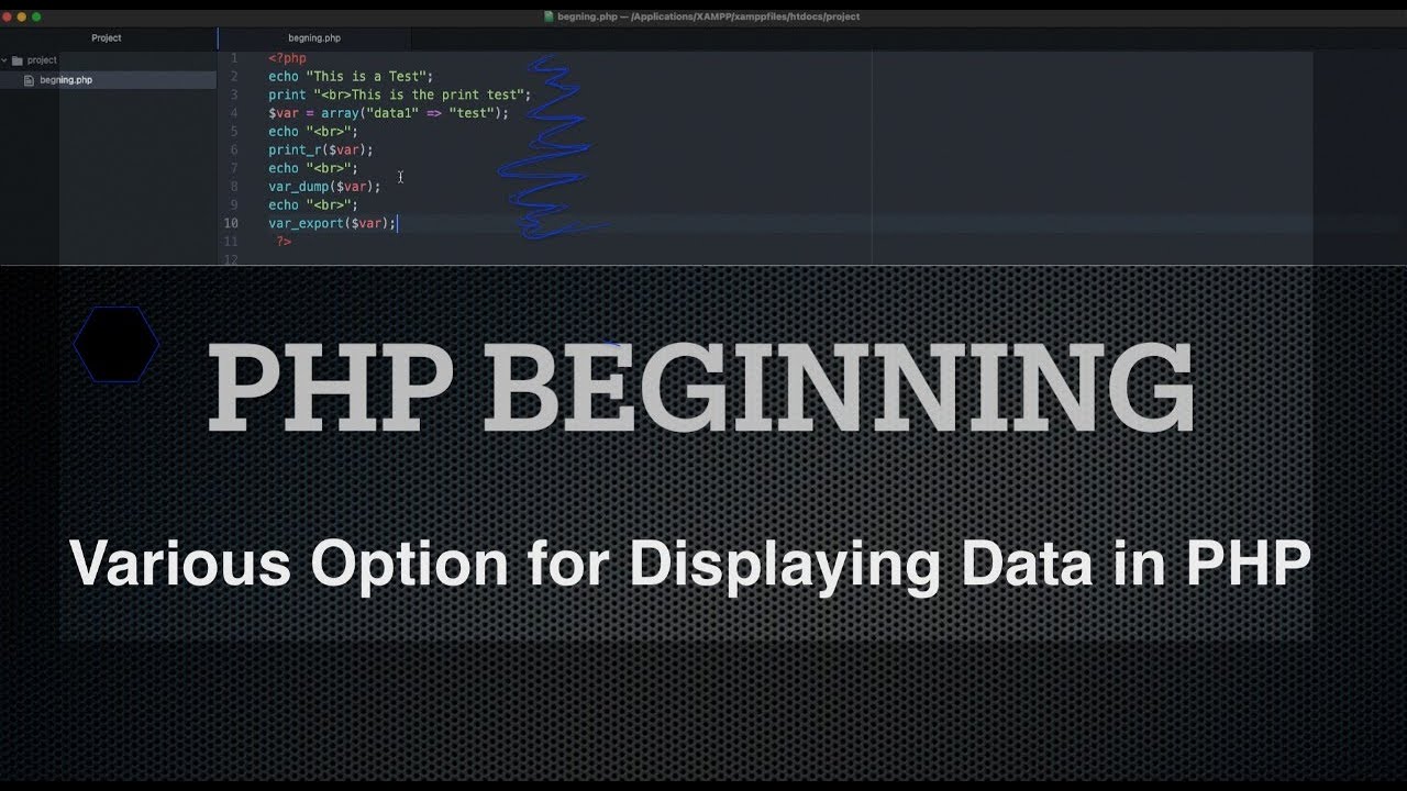 Php Tutorial 3 Basic Of Php And Various Print Options Youtube