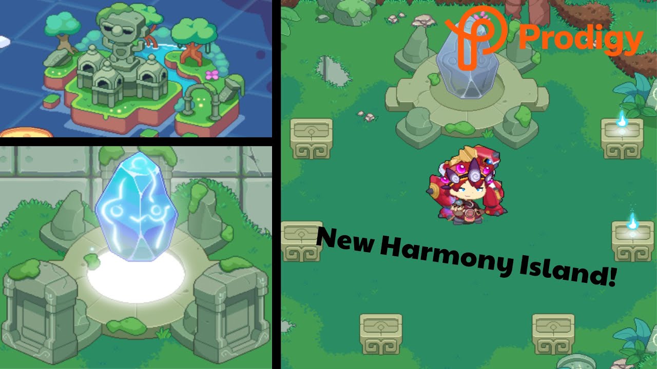 New Harmony Island Update Prodigy Math Game Youtube
