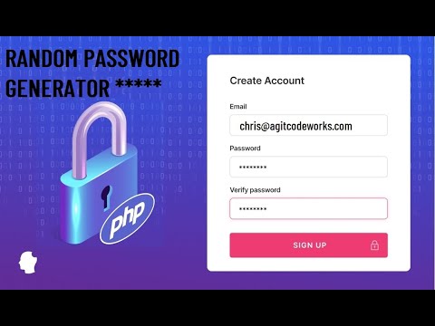 Random Password Generator Using Php Youtube