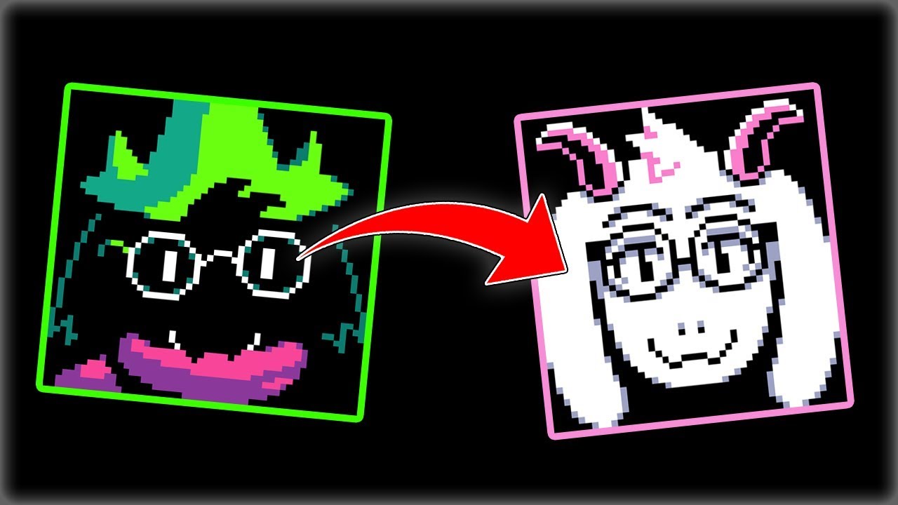 Deltarune Chapter 1 Hatless Ralsei Mod Youtube