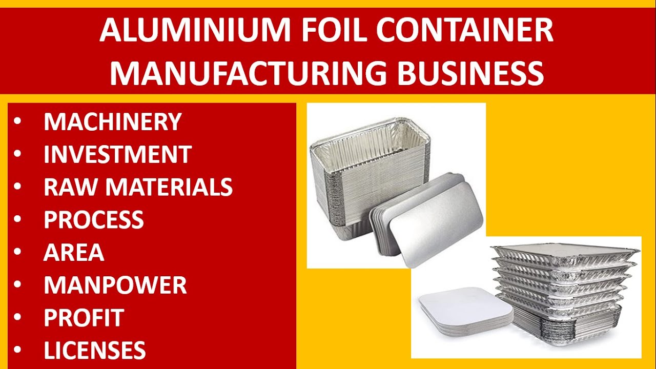 Aluminium Foil Container Business Manufacturing Of Foil Container