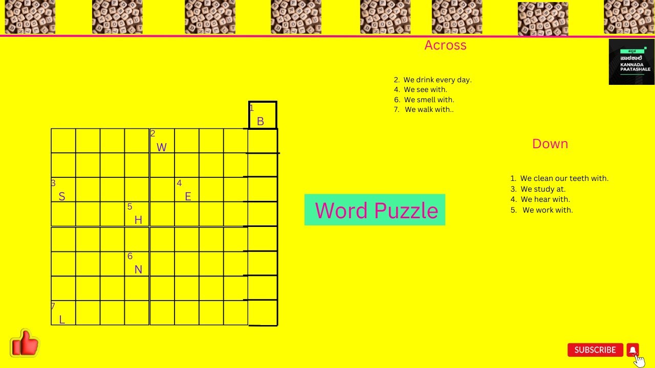 Word Puzzle Youtube