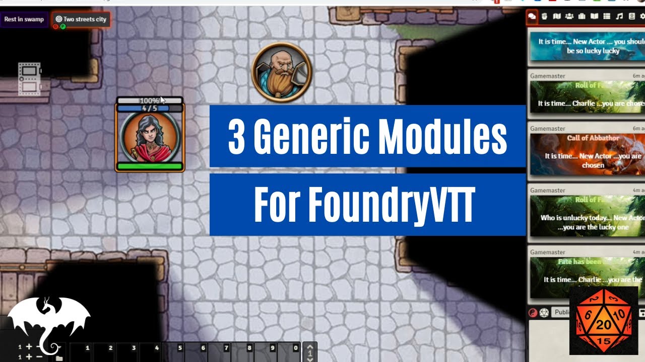 3 Generic Modules For Foundry Vtt Youtube