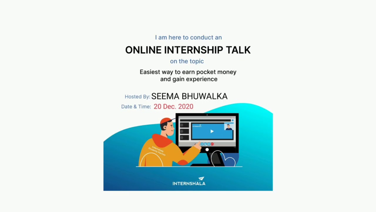 Online Internship Talk Internshala Youtube