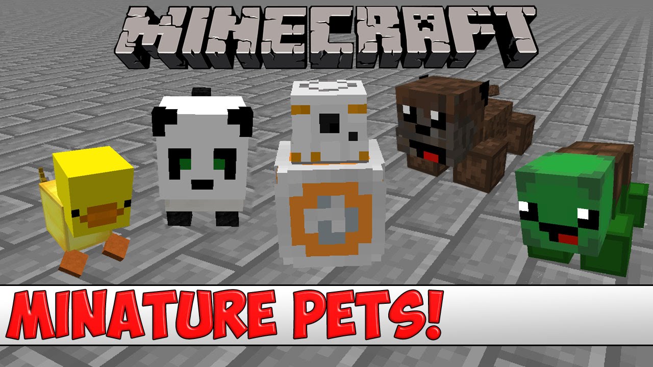 Minecraft Plugin Tutorial Miniature Pets Youtube