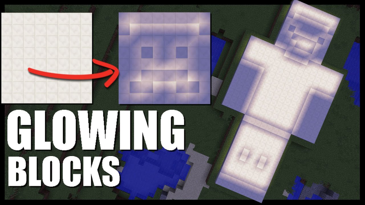 How To Make Blocks Glow In Minecraft