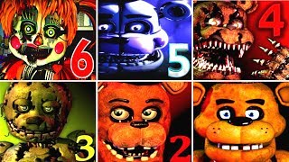 Five Nights At Freddy S 6 Fnaf 1 2 3 4 5 All Jumpscares Simulator Fnaf ...
