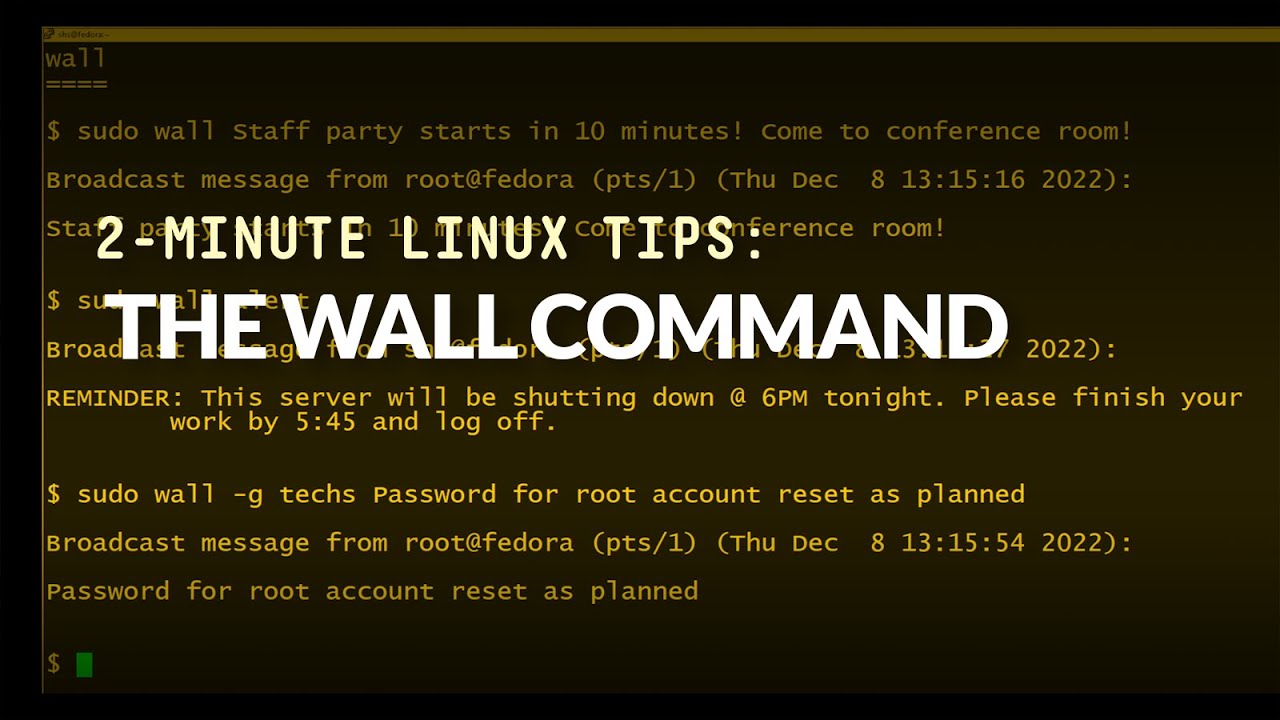 How To Use The Wall Command Youtube