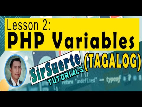 What Is Php Variable Tagalog Youtube
