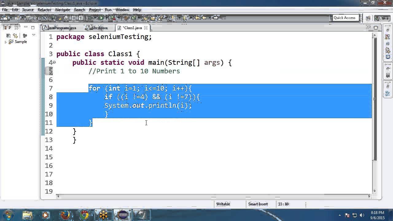 Java Loop Statements Youtube