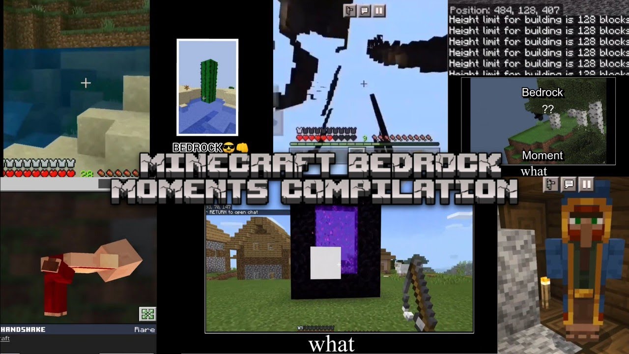 Minecraft Bedrock Moments Compilation рџ ђ Youtube