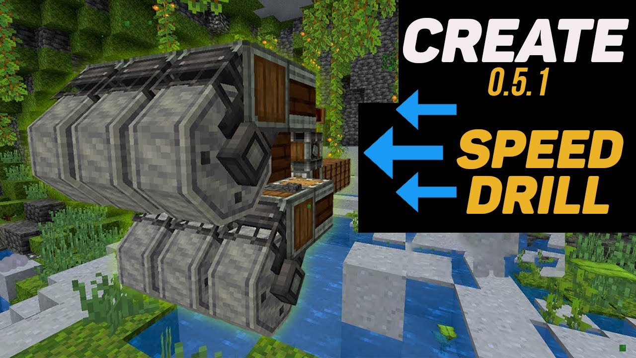 Create Roller Drill Tutorial Guide 1 18 2 1 19 2 Minecraft Java